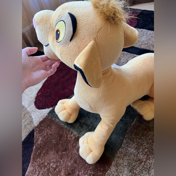 Disney | Toys | Jumbo Disneys The Lion King Simba Plush | Poshmark